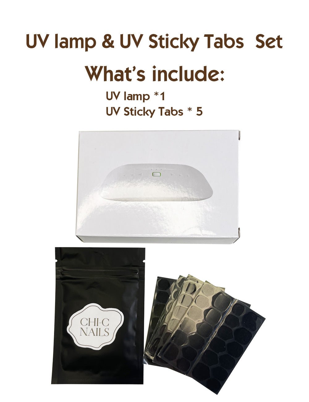 UV lamp & UV Sticky Tabs Set